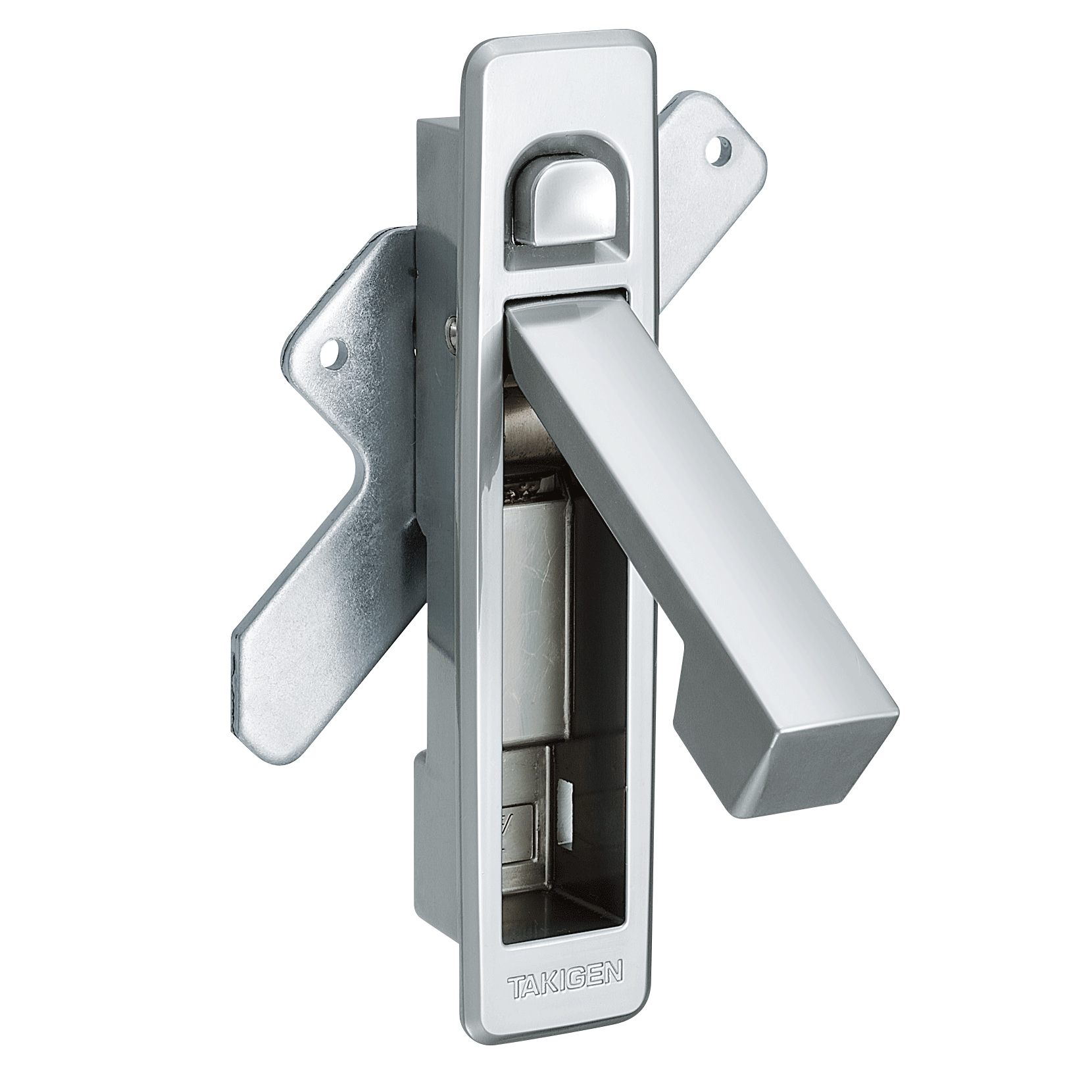 A-160-A-1-2 押ボタン付平面ハンドル | TAKIGEN | タキゲン製造株式会社