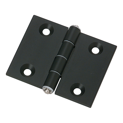 B-500N-1-Black Aluminum Butt Hinge with Bush | TAKIGEN | TAKIGEN MFG ...