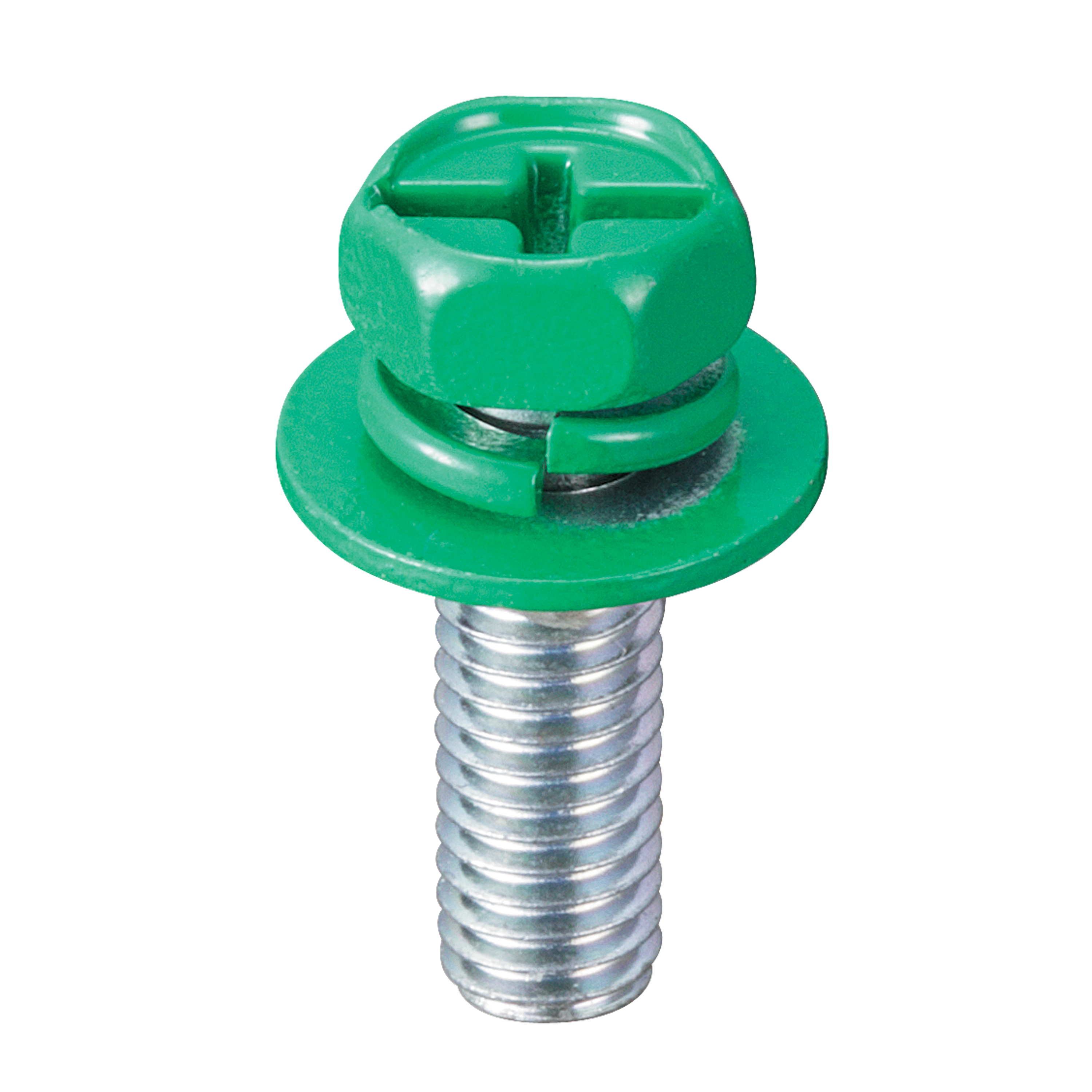 C-209SF-M Steel Green Bolt (SEMS Type) | TAKIGEN | TAKIGEN MFG. CO., LTD.